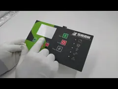 LED durable double circuit PET membrane switch keyboard