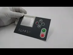 black durable manufacturing embossed membrane panel