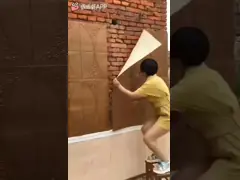 Les panneaux de la baguette utilisant des pegatines (I pannelli della baguette utilizzando le pegatine)