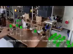 6kg/Cm2 ημι 80w αυτόματη μηχανή κάλυψης μπουκαλιών γυαλιού