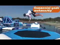 Floating Water Trampoline On Water Inflatable PVC  Material Durable