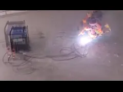 3.2mm rod testing video(FW150 WELDING GENERATOR)