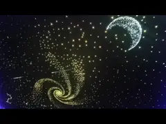 Luxurious popular sky star fiber optic light starry sky ceiling light for car  & roof decoration