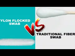 Comparison of nylon flocked swabs and traditional fiber swabs