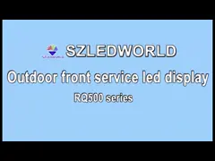 Outdoor front service led display | P3.9 and P4.8 outdoor front maintenance | 10s change modules