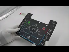 LED waterproof black color PET membrane switch