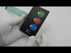 Bi color led membrane keyboard
