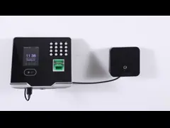 (FA210+TDM01) Facial Recognition Time Attendance System With USB Desktop Palm Temperature Detector