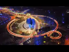 FoShan WenHua Park Art Project Light Show