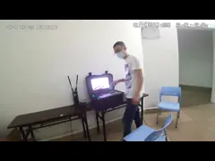 Demonstração de rede de rádio IP para a estação de metro