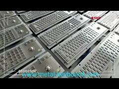 Clavier de preuve de la poussière de souris de boule de commande de 80 clés LED éclairé à contre-jour pour des conditions foncées