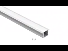 K14 Led strip aluminium profile for Recessed Aluminum LED Profile with PC diffuser cover