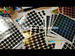 China Rainbow Color Security Hologram Sticker , Custom Vinyl Decals Stickers for sale