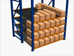 Поверхность сползая полок ролика шкафа подачи коробки нержавеющей стали К235Б покрытая порошком