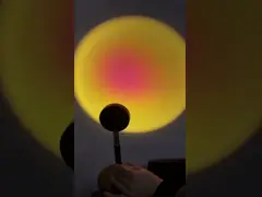 Modern LED Sunset Rainbow Colorful Sun Light Table Lamp with USB Plug Lamp For Home Decor Flower Lig