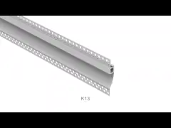 K13 Extruded LED Plasterboard Profile with PC diffuser cover