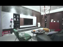 Fernsehschrank, modern, an der Wand für das Wohnzimmer