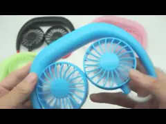 5200mAh ABS Silicone Portable Neckband Fan Rechargeable For Sport