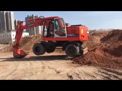 Korea Grab 15T DH150W-7 Doosan Wheel Excavator Used DH210W-7