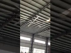 industrial warehouse big air cooling gearless PMSM bldc ceiling fan