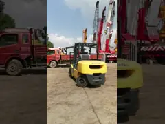 Solid Tire 5T Komatsu FD50 Diesel Second Hand Forklift FD30-14 30-16 20-7 Used Forklift