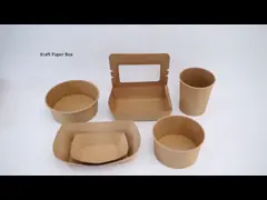 Contenitori asportabili di carta del cartone della finestra della radura dell'insalata dei sushi