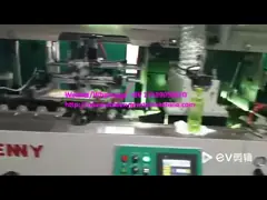 China Servo Driven 2 Color Bottle Screen Printer Using Uv Ink Linear Track Double Column for sale