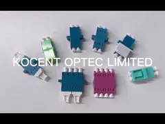China LC/UPC Fiber Optic Adapter Without Dust Cap with 0.10dB Repeatability for Local Area Networks for sale