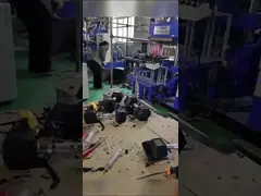 Dummkopf-Vulkanisierungsformteil-Presse-Maschinen-Gummibeschichtung PLC-Steuerung