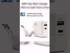 折り畳み式PD3.0速い充満65W GaN USB Cの充電器