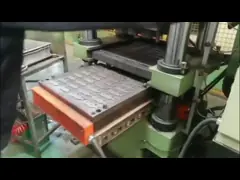Placa da almofada de freio Q235 traseiro que vulcaniza a imprensa 30KW de 300 toneladas