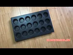 Round Metal 24 Cup Pecan Roll  Baking Pan For Industrial Bakeries