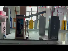China Traffic Barrier Gate with Traffic Light Housing and LED Boom For Entrance and Exit Security System for sale