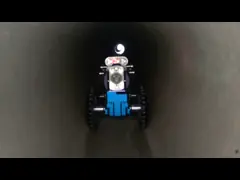 CCTV Robot Crawling in Pipe for Video Inspection