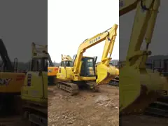 Yellow Mini 12RPM 6300kg Komatsu PC60-7 Excavator Used PC55MR-2 PC56-7 6Tons