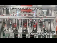 High efficient automatic aluminum foil container making machine 250ml 450ml 650ml 750ml