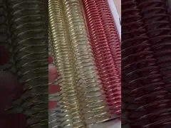 Spot Inner Diameter 16MM Gold-Plated Bundled Spiral Coil Suitable For Notebook
