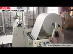 Semi-auto paper extrusion laminating machine 150 meter per a minute production speed