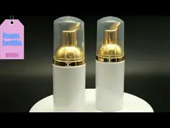 PET Spray Pump Dispenser , Liquid Soap Pump Bottles With Rose Gold Pump