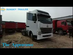 HOWO A7 Tractor Head Truck με ισχυρή φέρουσα ικανότητα