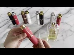 Luxury leather perfume atomizer