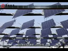 조명 수집기 감시 시스템 (Sonnenkollektoren mit Überwachungssystem) - 텔레비전 감시 시스템이다.