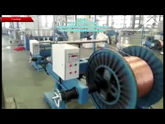 China Face Mask Single Core Double Core Nose Wire Cable Extrusion Production Line for sale