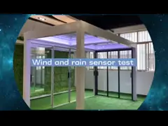 Wind and Rain Sensor Testing of SUNC Aluminium Pergola