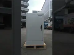 19 Inch Waterproof Outdoor Wall Cabinet Anti Corrosion 1200mm Height