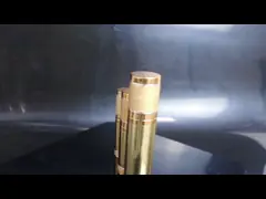 Luxury Gold Airless Dispenser Bottles 15ml OEM LOGO