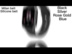 HL28 Zinc Alloy Shatterproof Glass Mirror Band Women Women Android Waterproof Smart Watch