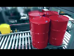 High Accuracy Volumetric Liquid Filling Machine 200L 90 Barrel/Hr Overflow Filling Machine