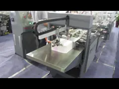 PLC Automatic Hard Cover Gluing Case Making Machine 3MM Thickness
