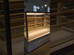 4 Layer Cake Showcase Dessert Display Bakery Shop Glass Normal Temperature